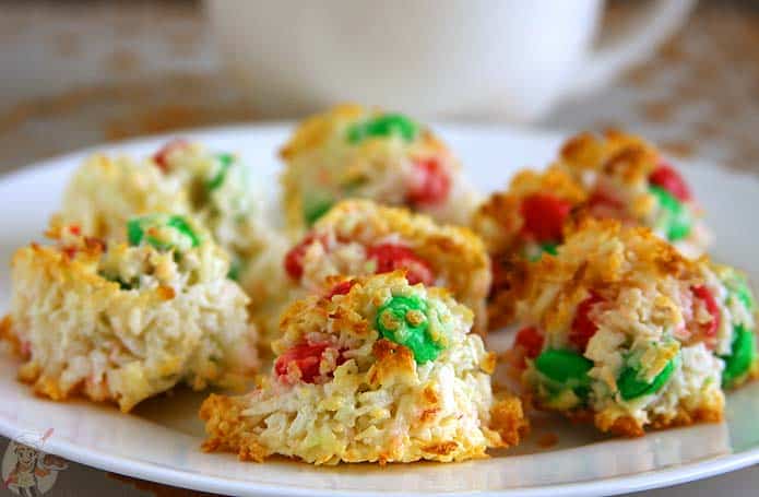 Coconut Macaroon Cookies Recipe | Eggless Cooking