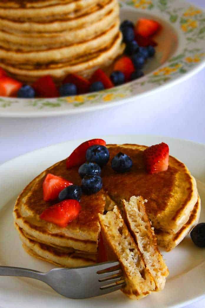 The BEST Eggless Pancakes Recipe Ever! | Pancakes without Eggs