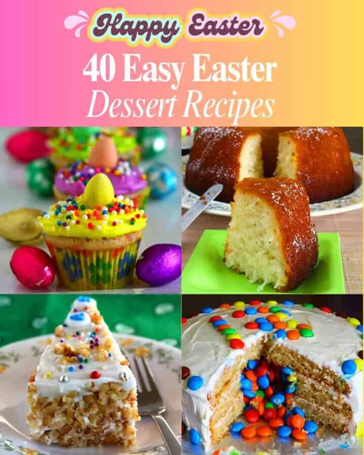 40 Easy Easter Dessert Recipes | Eggless Cooking