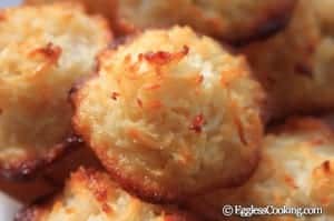 Eggless Coconut Macaroons Recipe | Eggless Cooking