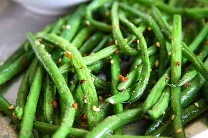 Steamed Green Beans Recipe | Eggless Cooking